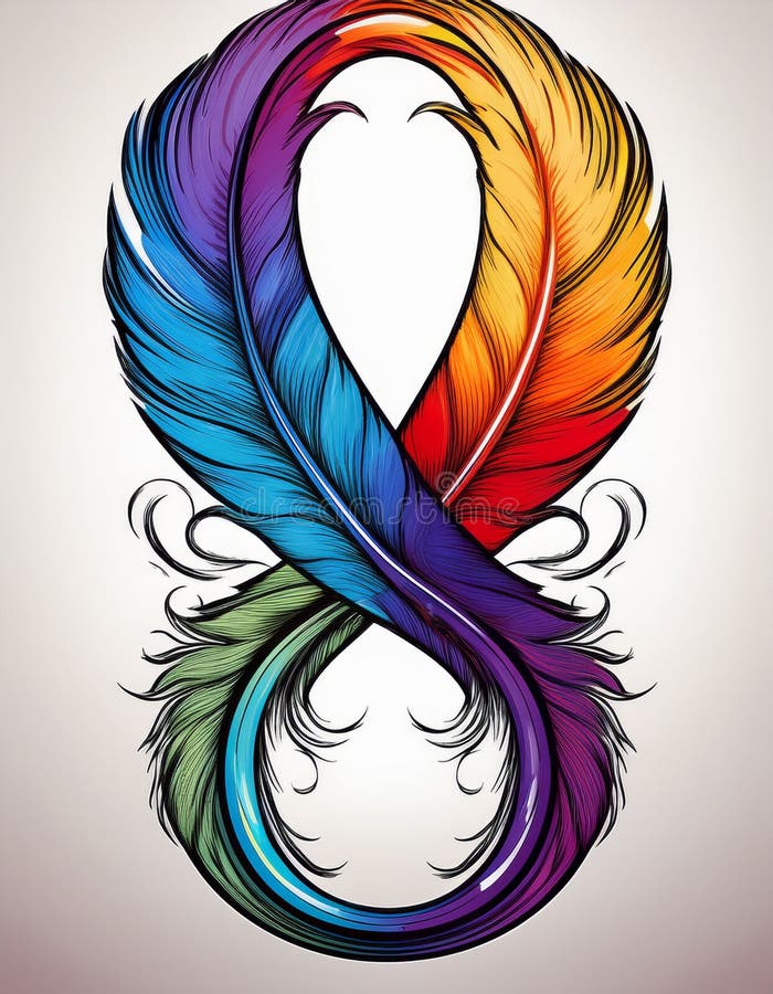 Symbol of infinity stock illustration. Illustration of neutral - 369704909