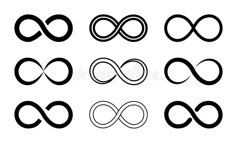 Symbol of Infinity. Icon of Loop, Endless. Sign Infinite in Line Style ... Symbol of Infinity. Icon of Loop, Endless. Sign Infinite in Line Style ...