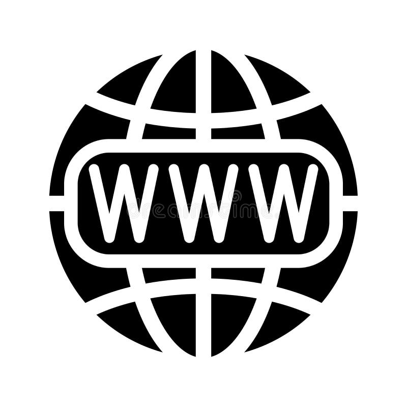 Symbol of the Internet and Globe Stock Vector - Illustration of access ...