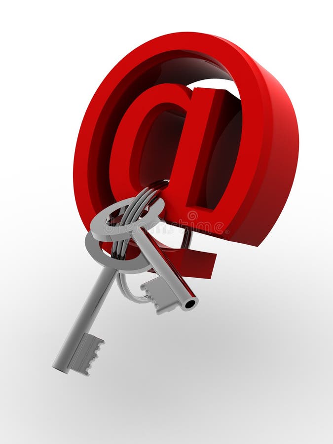 Symbol for Internet with Keys Stock Illustration - Illustration of ...