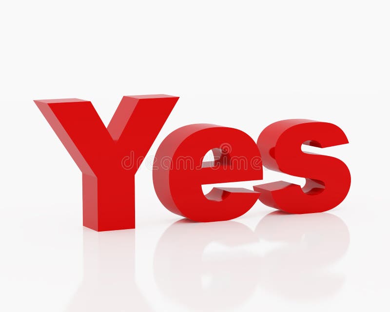 Yes stock abbildung. Illustration von lernen, lehrer - 11314312