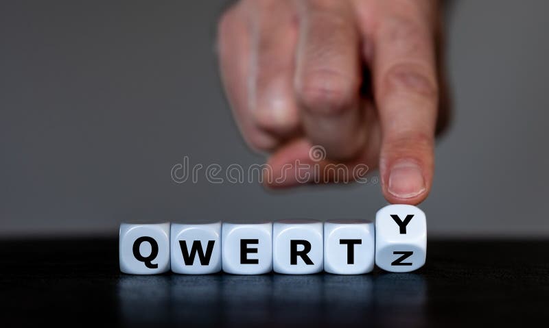 Symbol For The Keyboard Layout Stock Image Image Of Qwertz Layout 260598509