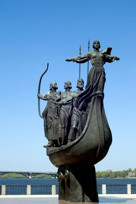 Symbol of Kiev stock image. Image of symbolical, attraction - 5140767