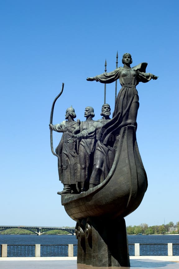 Symbol of Kiev stock image. Image of symbolical, attraction - 5140767