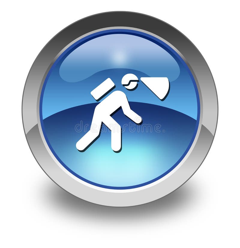 Symbol Knapp, Pictogram Spelunking Stock Illustrationer - Illustration ...