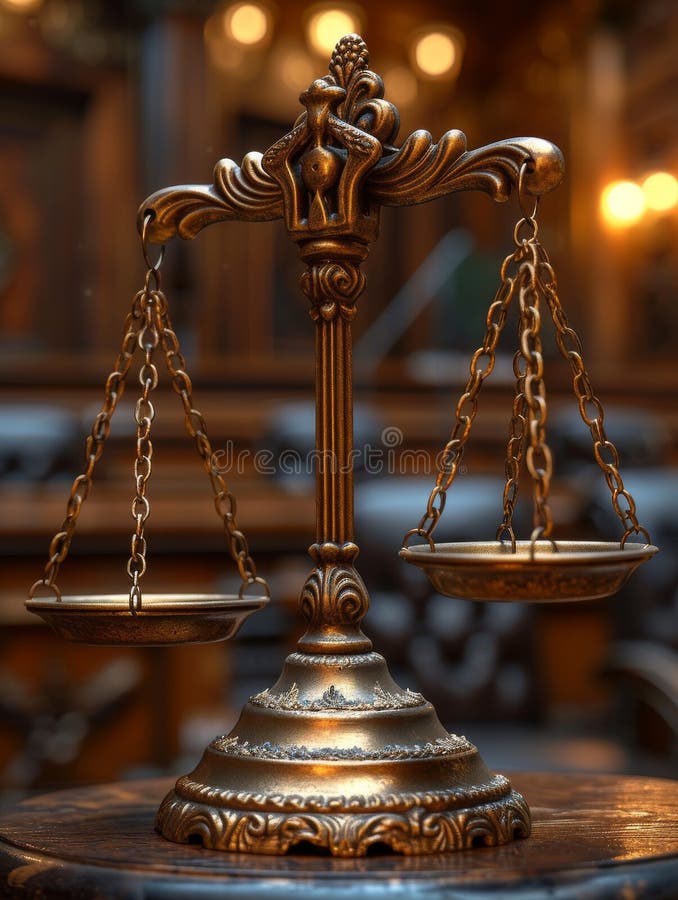 Symbol of Law and Justice. a Law and Justice Concept Stock Image ...
