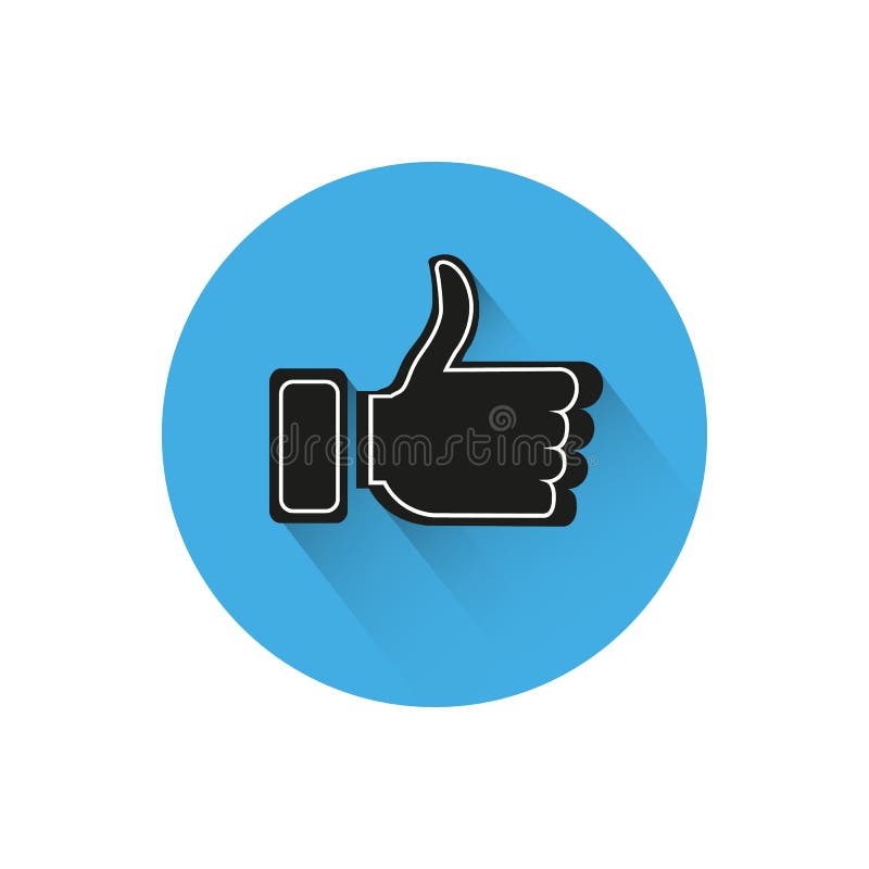 Finger Up with Like Gesture Neon Symbol. Illustration. Editorial Stock ...