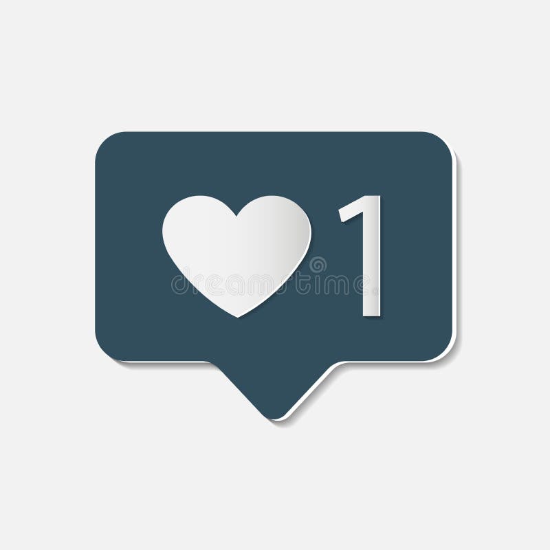 Symbol Like Icon,follower,design Elements.vector Illustrator Stock ...