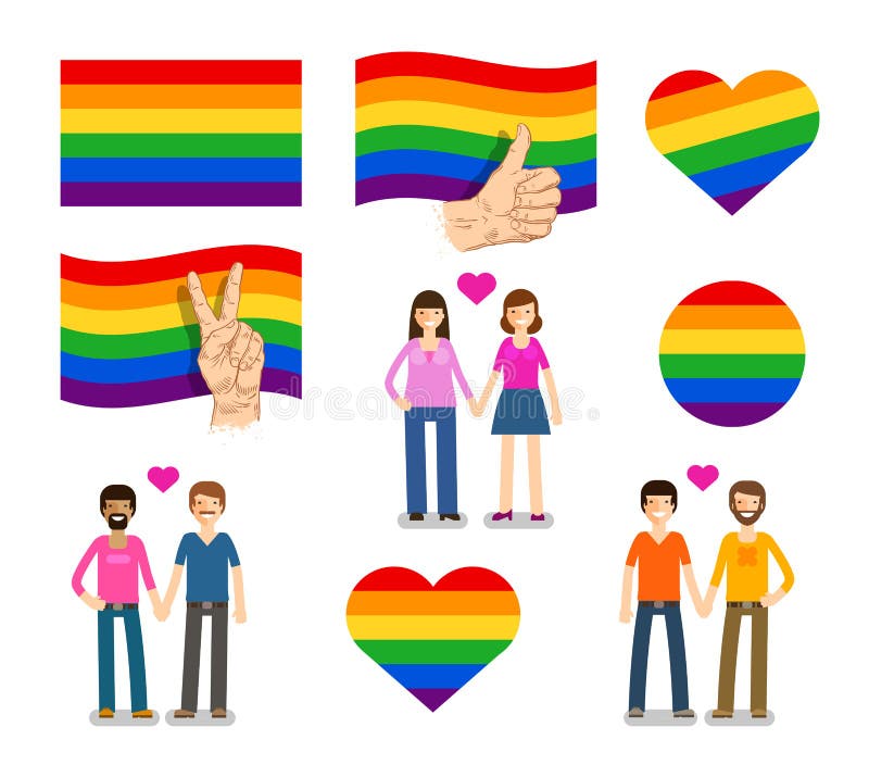 Symbol Logo Banner Flag Lgbt Lesbian Gay Bisexual Transgender