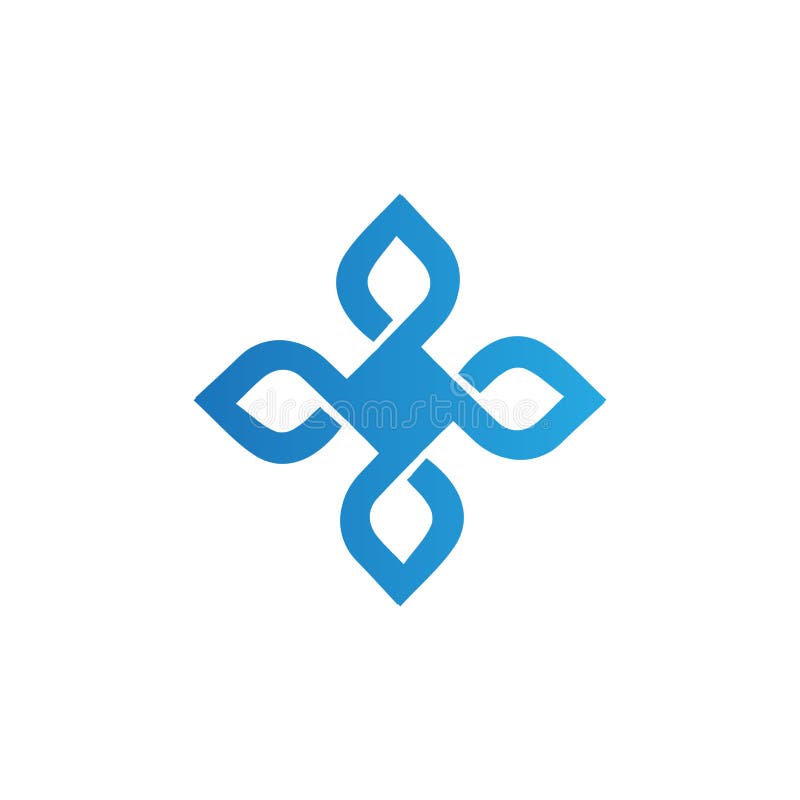 Luck Logo Four Leaf Clover Luck Symbol Icon Modern Corporate, Abstract ...