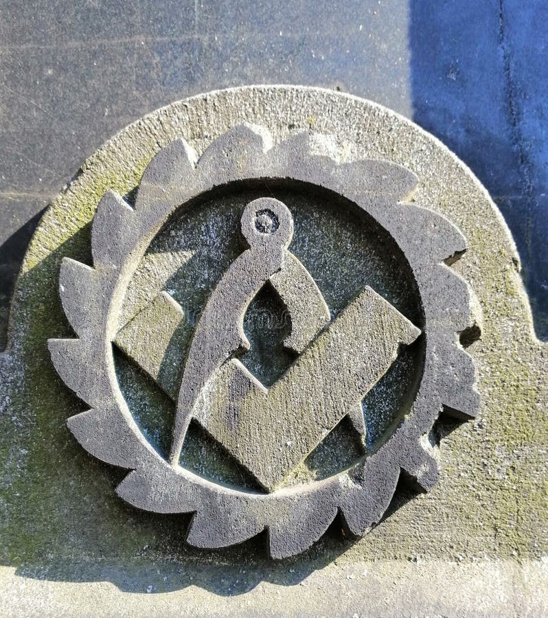 The Symbol of the Marble Monument Stock Photo - Image of metallic ...