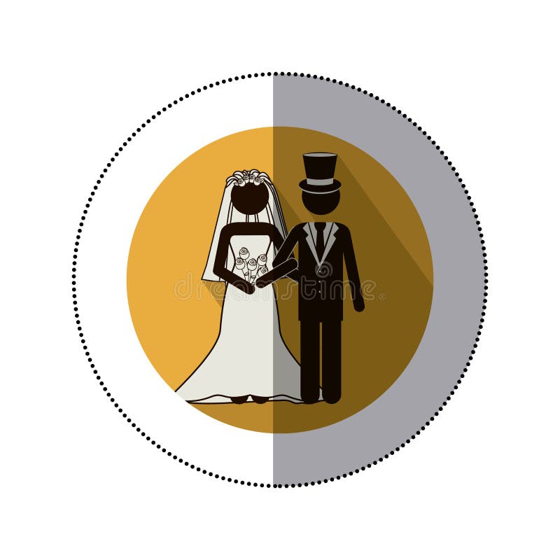 Symbol Married Couple Icon Image Stock Illustration - Illustration of ...