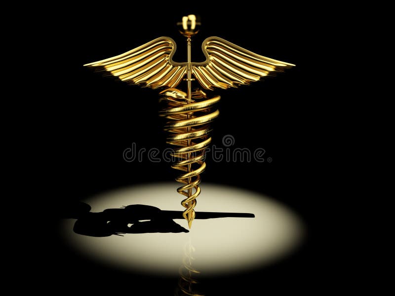 Symbol of Medicine. Abstract Background Stock Illustration ...
