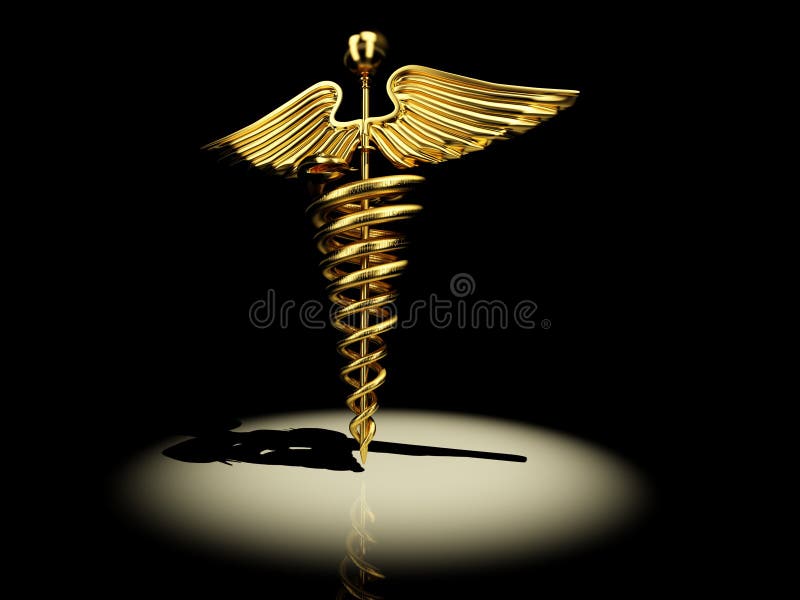 Symbol of Medicine. Abstract Background Stock Illustration ...