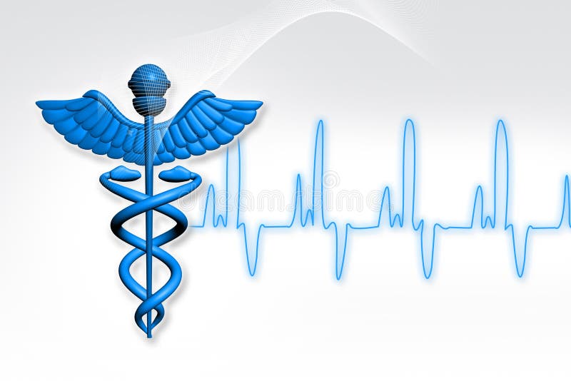 Symbol of Medicine. Abstract Background Stock Illustration ...