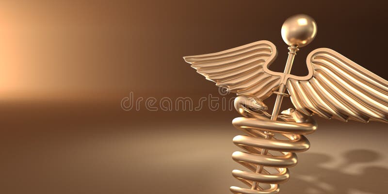 Symbol of Medicine. Abstract Background Stock Illustration ...
