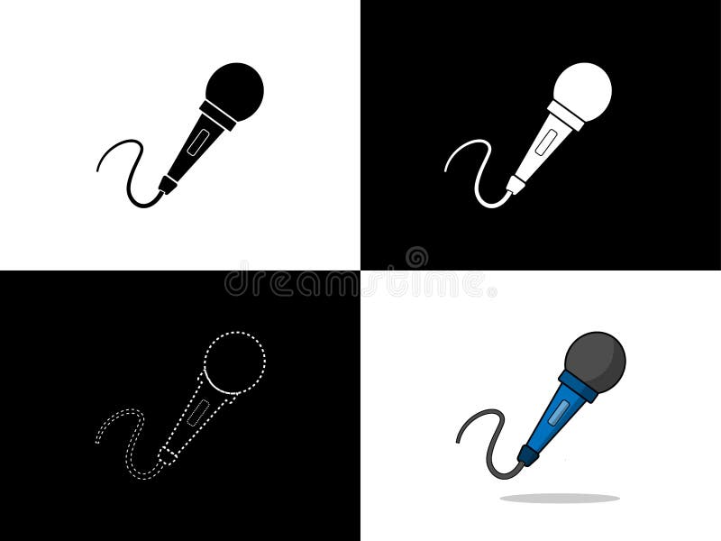 Microphone Singer Font Stock Illustrations – 225 Microphone Singer Font ...