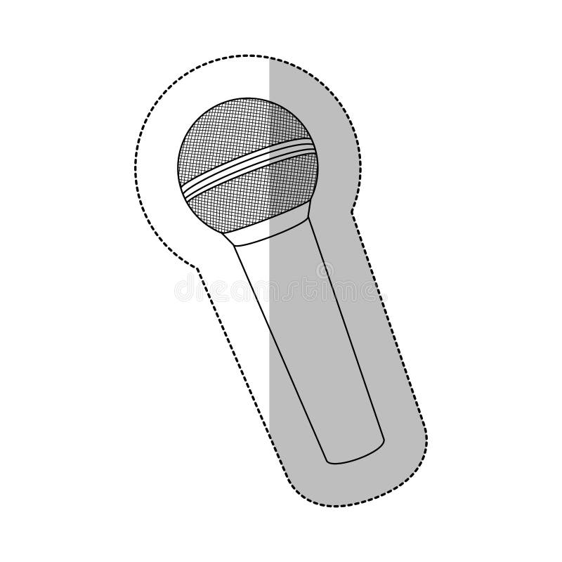 Symbol Microphone Icon Image Stock Illustration - Illustration of ...