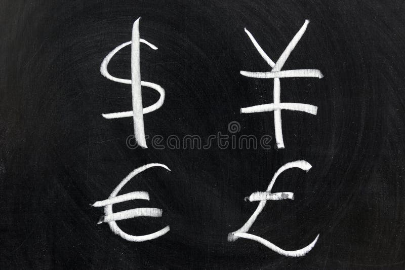Symbol of money stock photo. Image of handwriting, global - 24589944