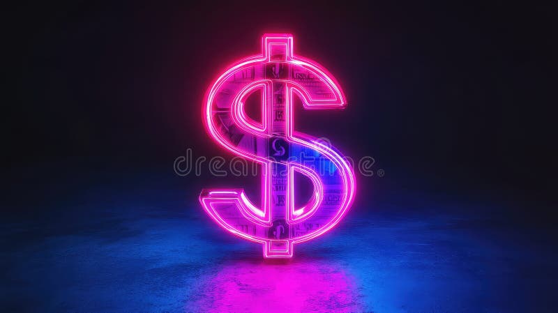 Symbol Morphing Dollar Sign Stock Illustration - Illustration of ...