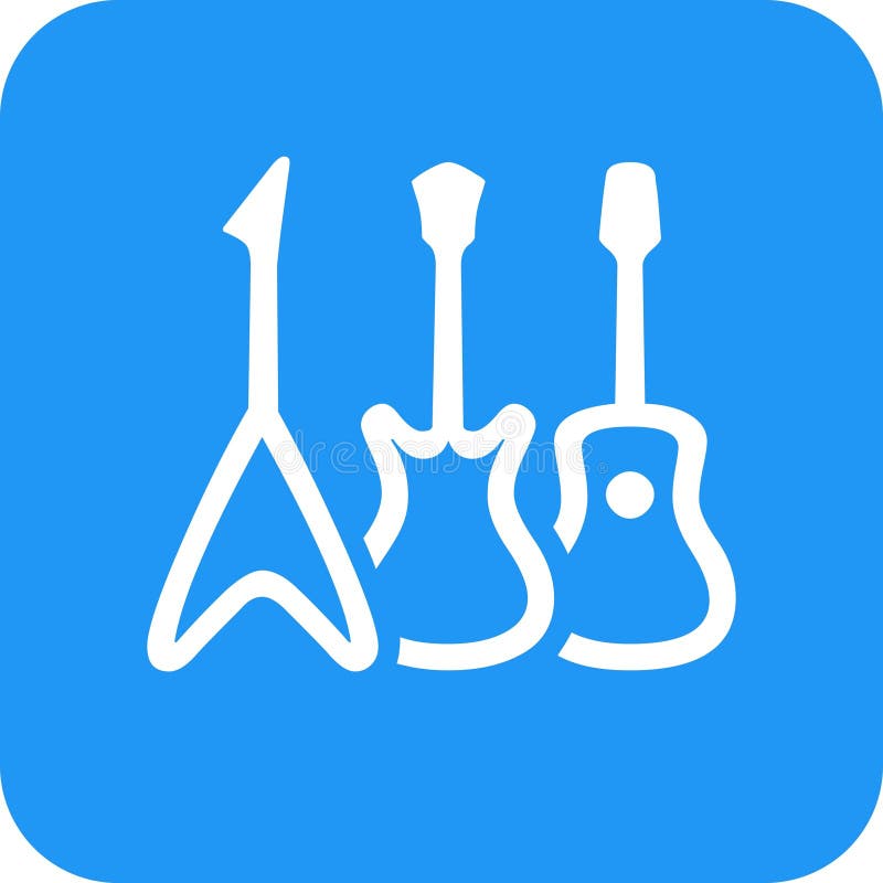 Symbol of Music Instruments. Stock Illustration - Illustration of label ...