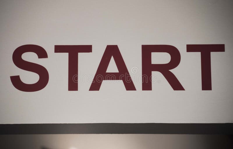 Symbol for a new start stock image. Image of employee - 187263629