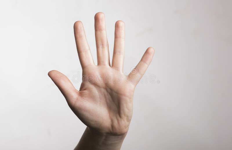 Symbol of the number five stock image. Image of third - 207370395