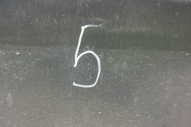 Symbol of the number five stock image. Image of number - 220844079