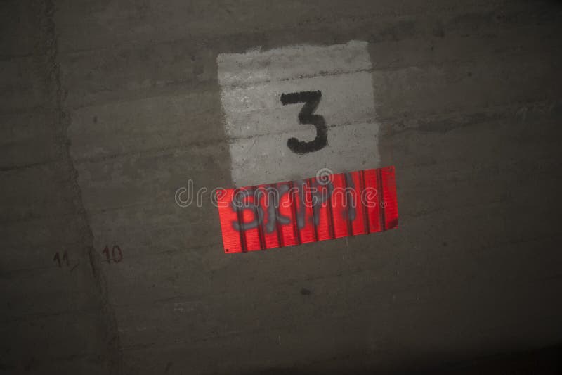 Symbol of the number three stock image. Image of count - 205126205