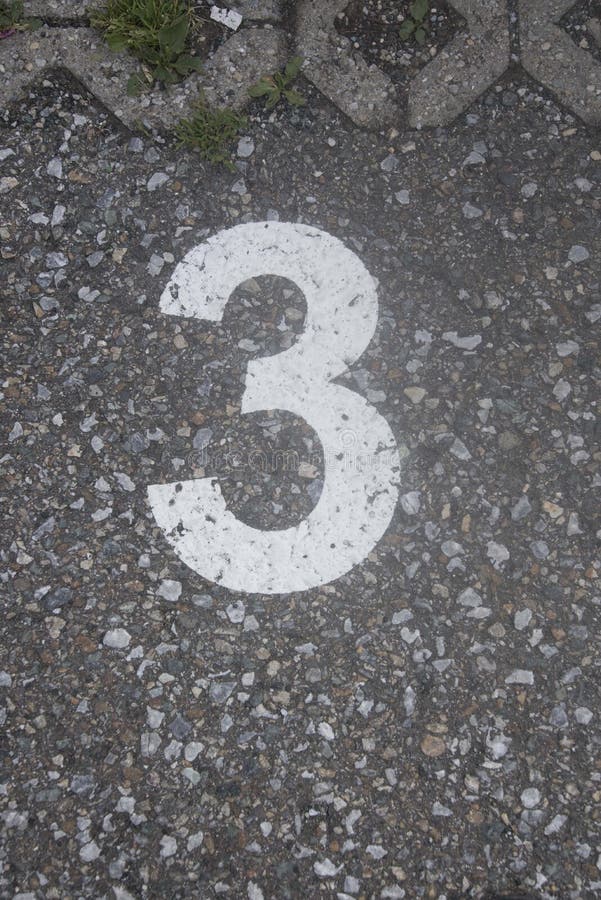 Symbol of the number three stock image. Image of icons - 205126215