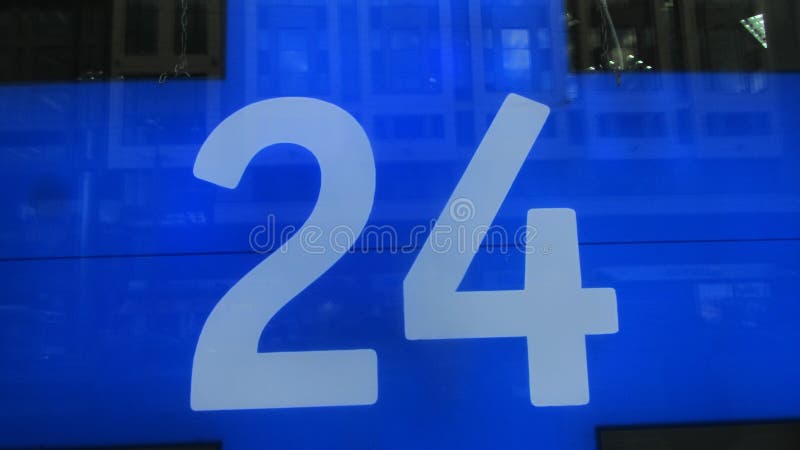 Symbol of the Number Twenty-four or Twenty-fourth Stock Image - Image ...