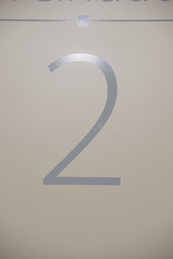 Symbol of the number two stock image. Image of symbol - 210662619