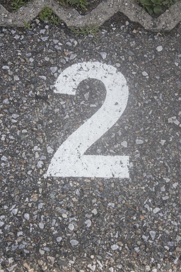 Symbol of the number two stock photo. Image of numeric - 210636520