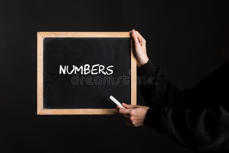 Symbol of Numbers To Measure and Display Quantities Stock Image - Image ...
