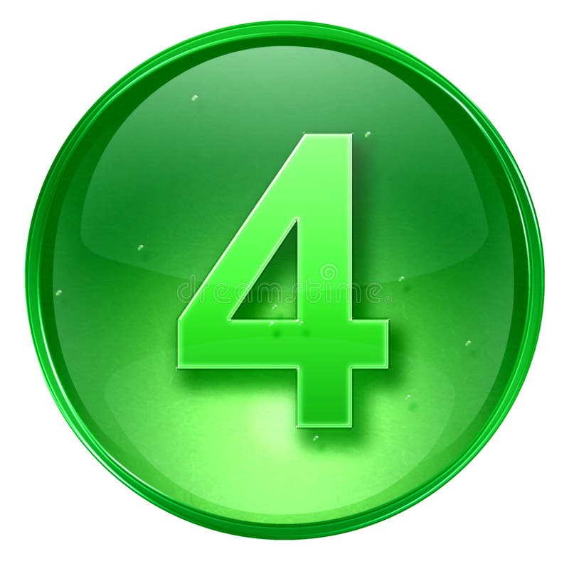 Nr. Vier Mit Roten Flammen Und Funken Vektor Abbildung - Illustration ...