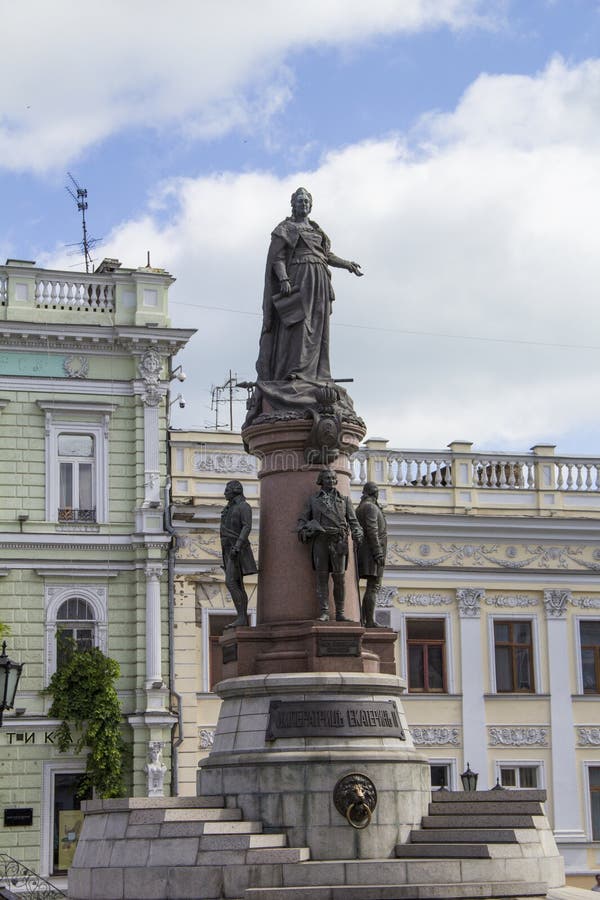 The Symbol of Odesa - a Bronze Monument To Catherine the Great in Odesa ...
