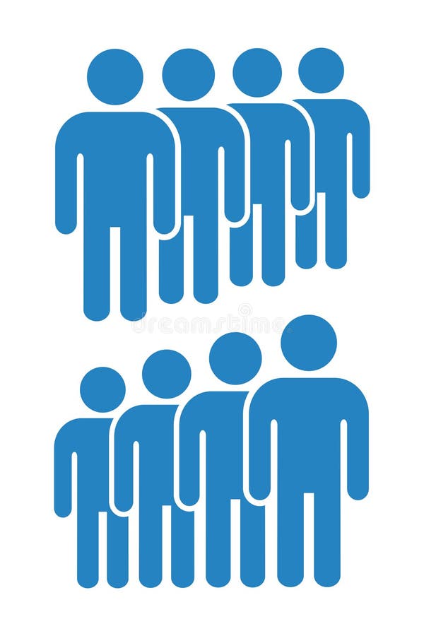 Symbol, people icon stock vector. Illustration of organization - 302733832