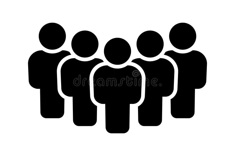 Symbol, people icon stock vector. Illustration of vector - 302754290