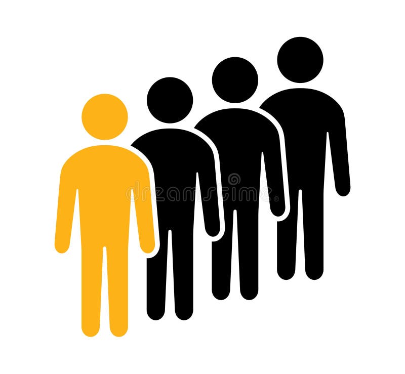 Symbol, people icon stock vector. Illustration of society - 302798629