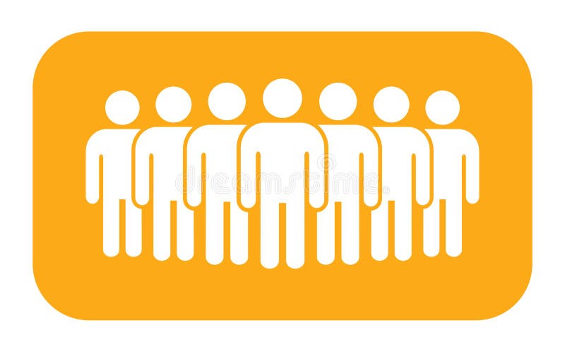 Symbol, people icon stock vector. Illustration of organization - 303704201