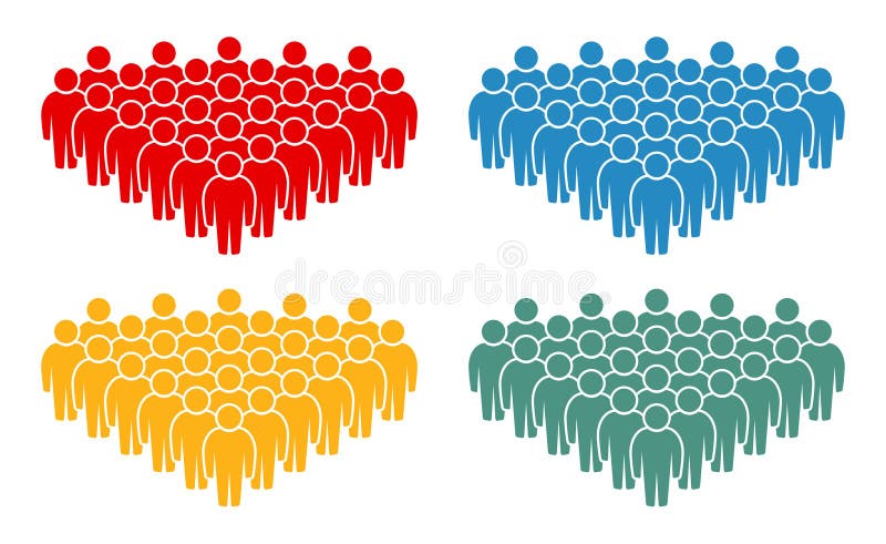Symbol, people icon. stock illustration. Illustration of community ...