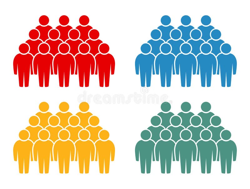 Symbol, people icon. stock illustration. Illustration of silhouette ...