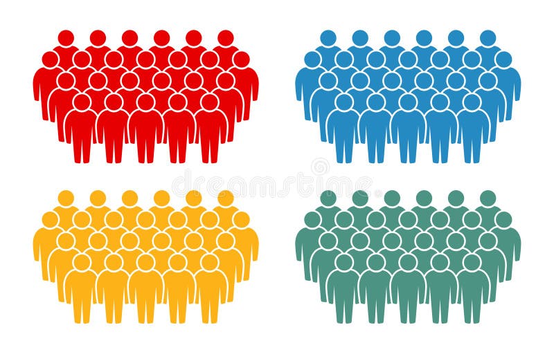 Symbol, people icon. stock illustration. Illustration of society ...