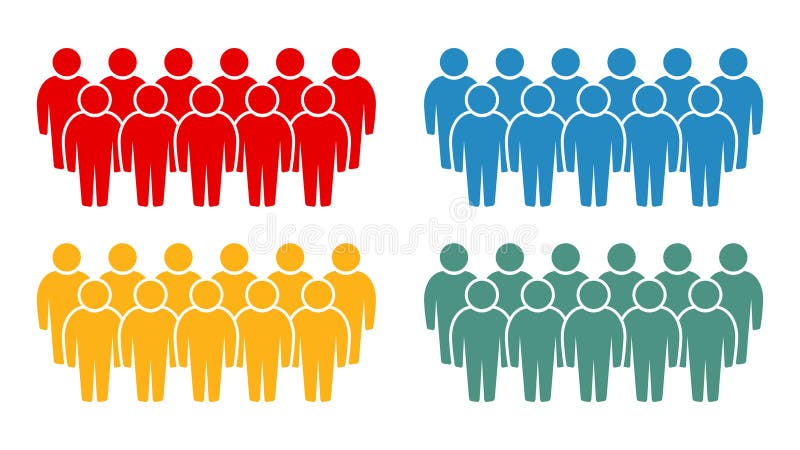 Symbol, people icon. stock illustration. Illustration of group - 374346222