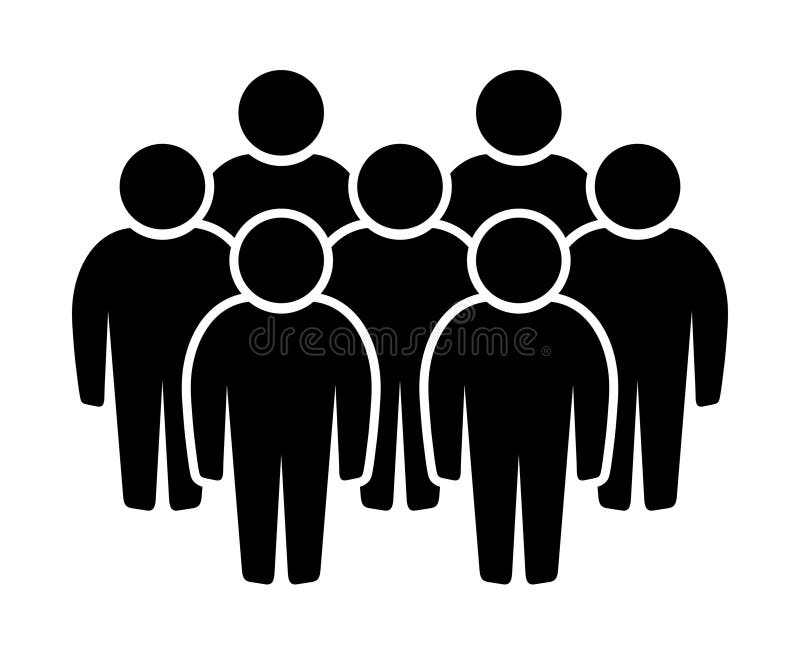 Symbol, people icon. stock photo. Illustration of group - 374515654