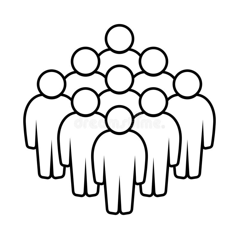 Symbol, people icon. stock image. Illustration of person - 374517473