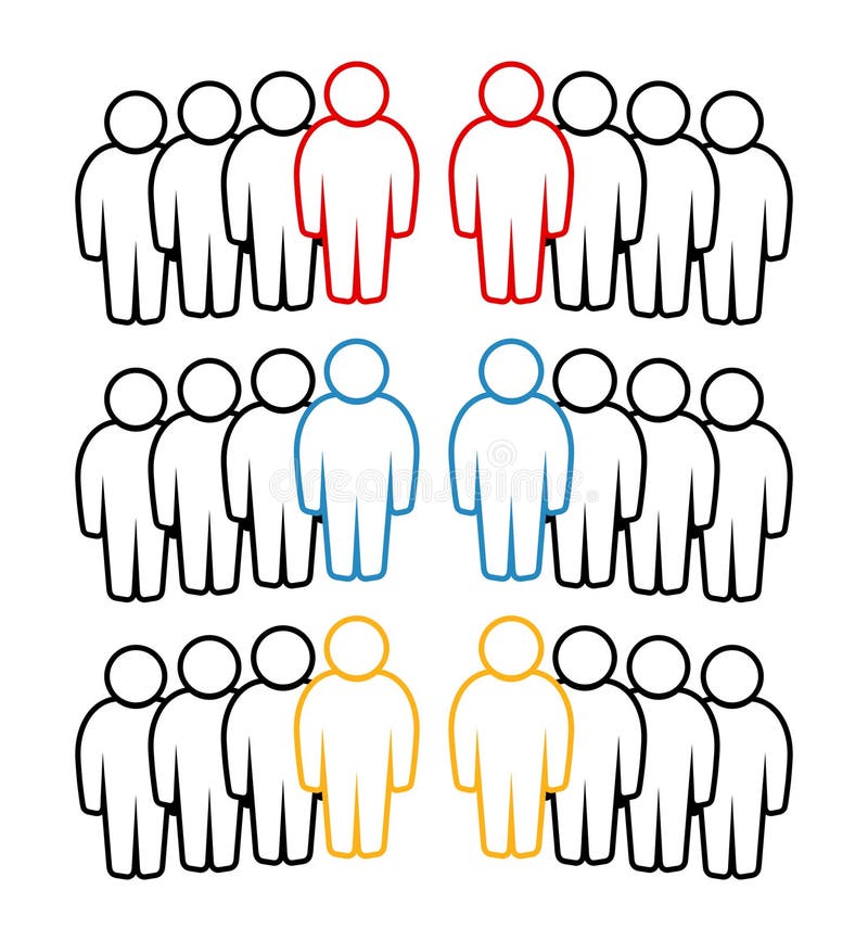 Symbol, people icon. stock illustration. Illustration of silhouette ...