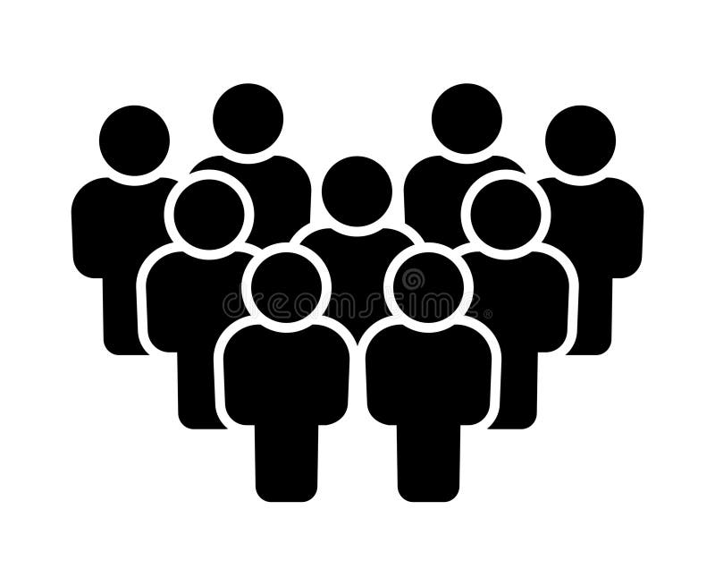 Symbol, people icon stock vector. Illustration of society - 302754275