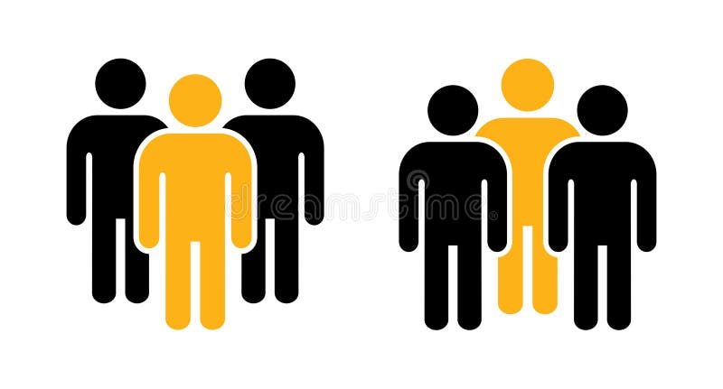 Symbol, people icon. stock vector. Illustration of team - 317189122