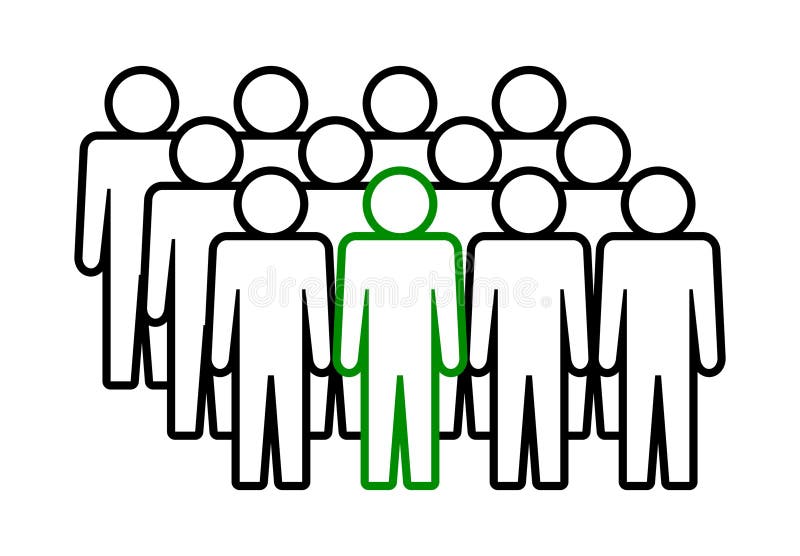 Symbol, people icon. stock vector. Illustration of crowd - 319054673